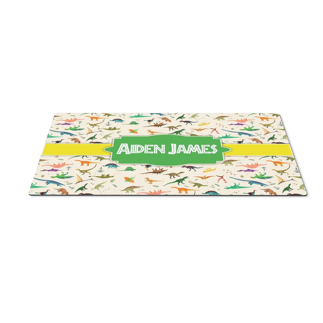 Kids Dinosaur Doormat With Name Personalized Boys Door Mat - Etsy