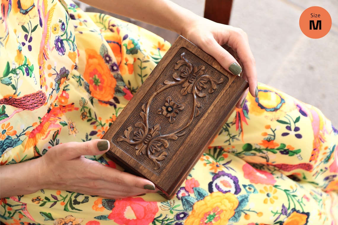Personalized Puzzle Box for Adults Secret Lock Box Carved - Etsy
