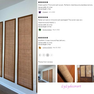 Width 18/20/24/28/36 Dark Natural Rattan Cane Webbing Roll/caning ...