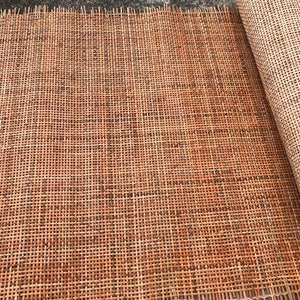 Width 18/20/24/28/36 Dark Natural Rattan Cane Webbing Roll/caning ...