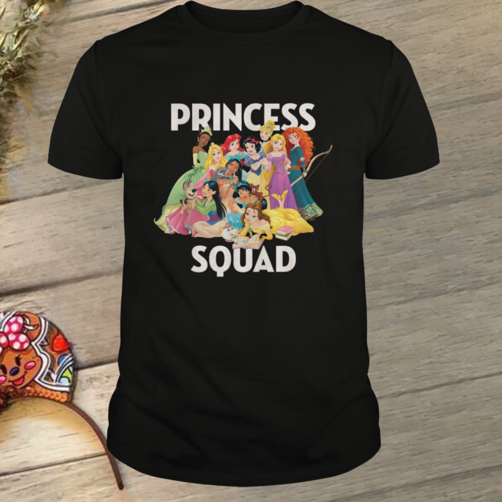 Disney Princess Squad Group T-shirt. Disney Custom T-shirt. - Etsy
