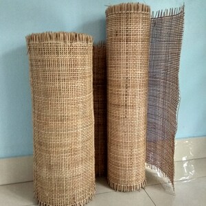 Width 18/20/24/28/36 Dark Natural Rattan Cane Webbing Roll/caning ...