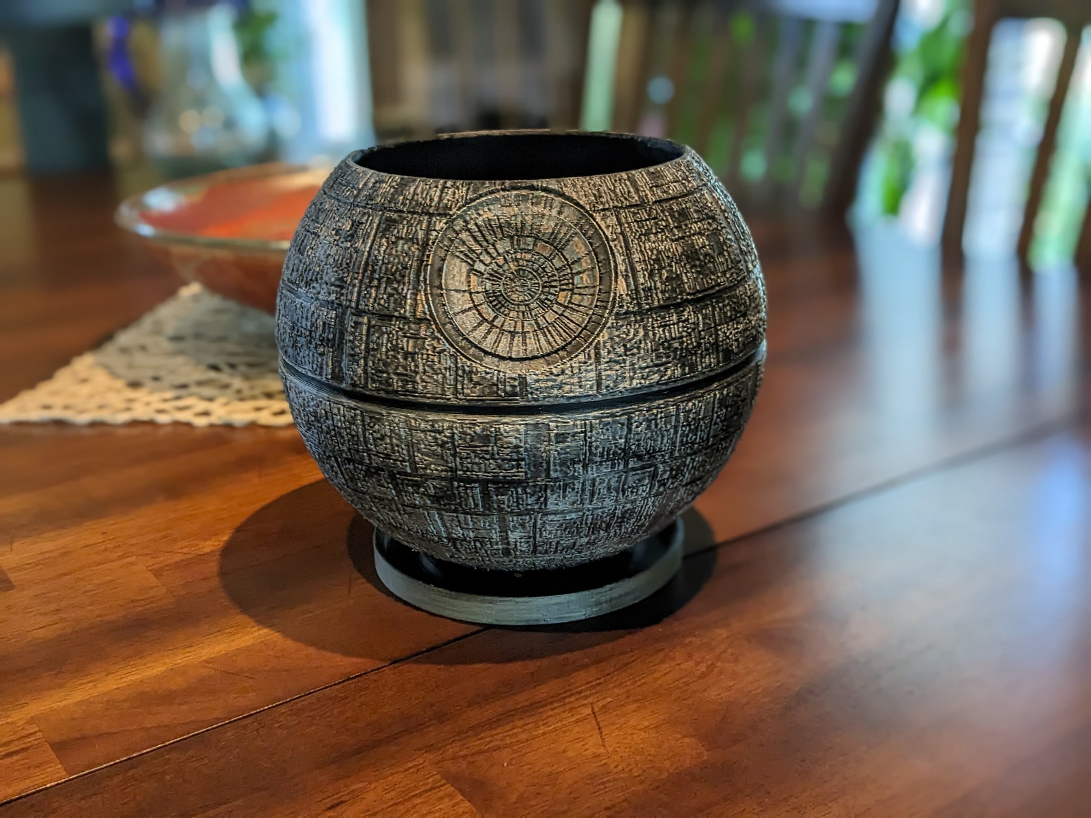 Death Star / Star Wars / Planter / Hand Painted - Etsy