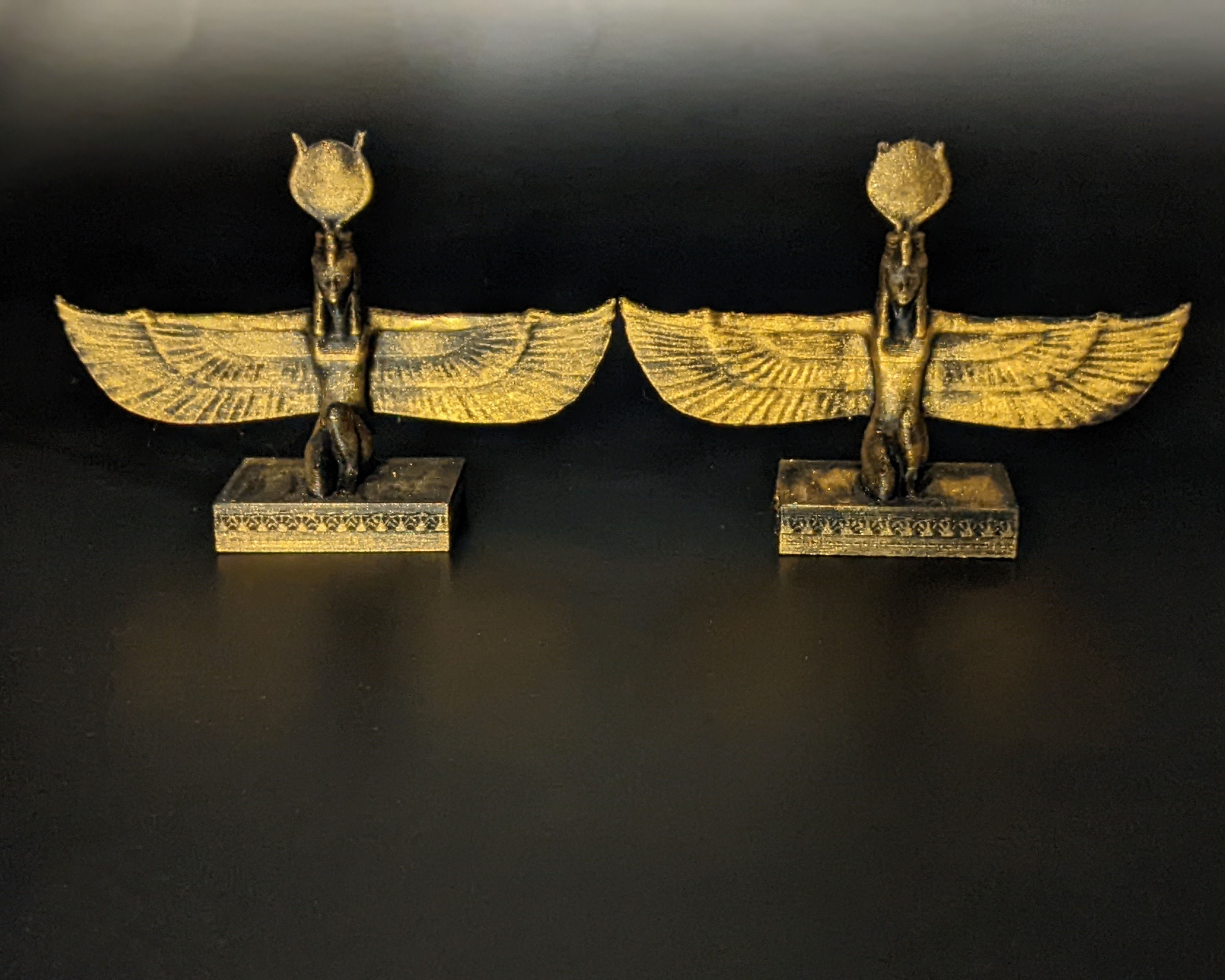 ISIS / Egyptian Goddess / Healing / Hand Painted / 3D Printed - Etsy