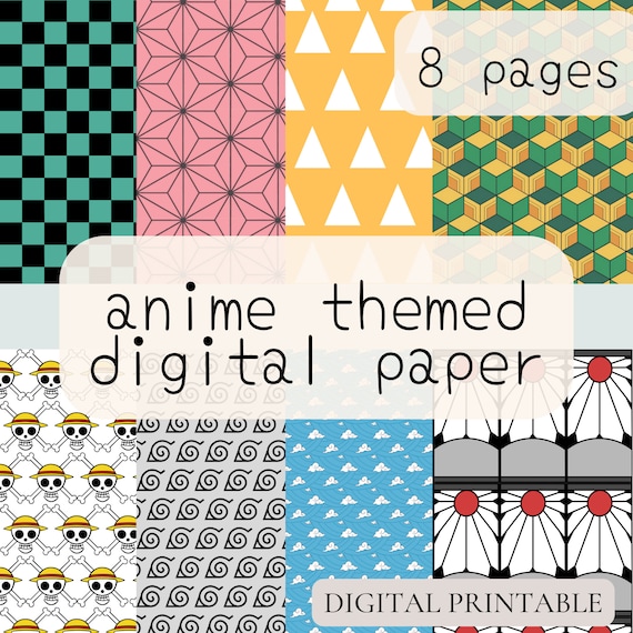 Stationery Paper Printable Anime