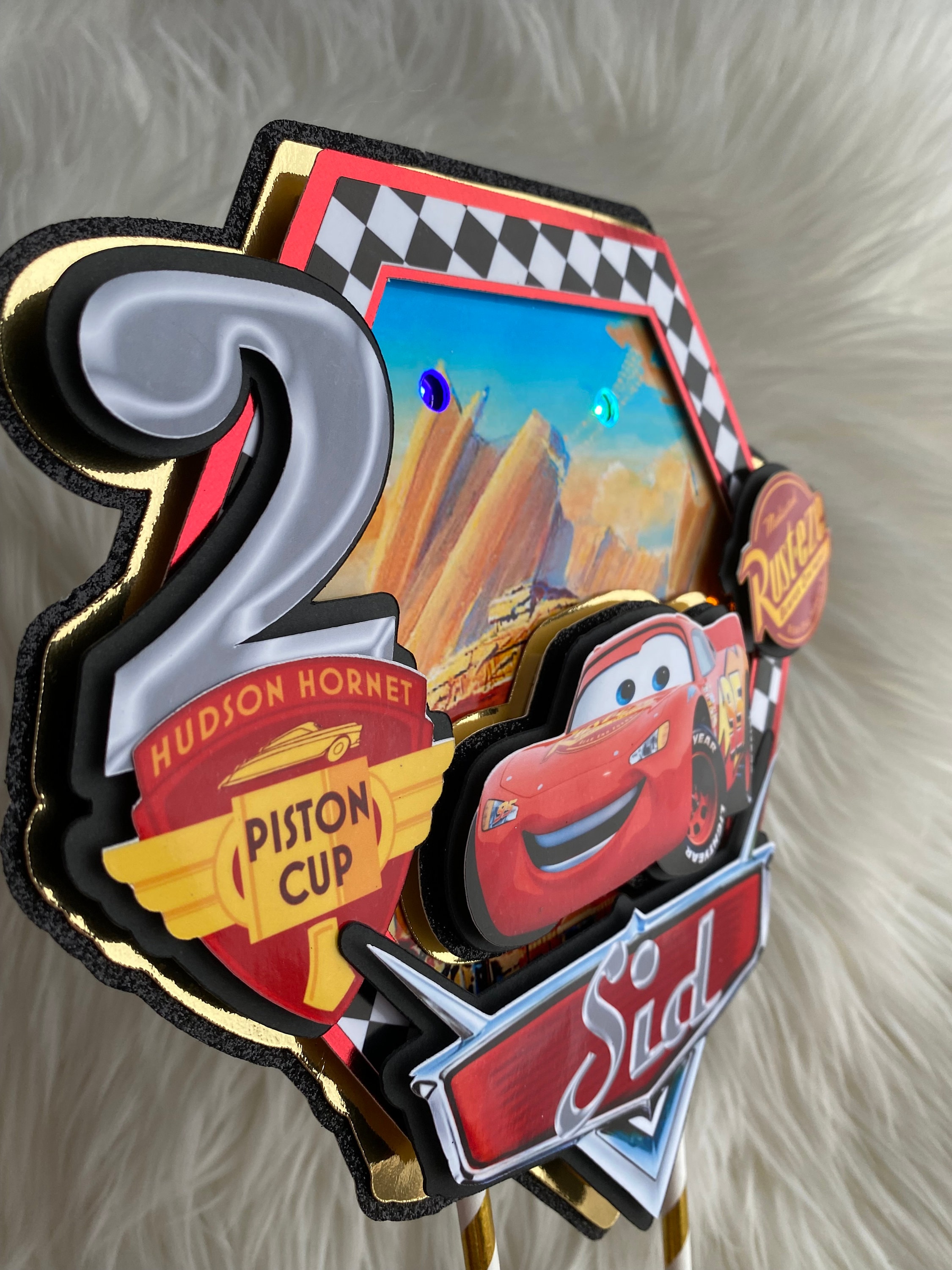 Cars Cake Topper, Party Decorations, Fast Car Birthday Theme, Custom ...