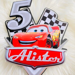 Cars Cake Topper, Party Decorations, Fast Car Birthday Theme, Custom ...