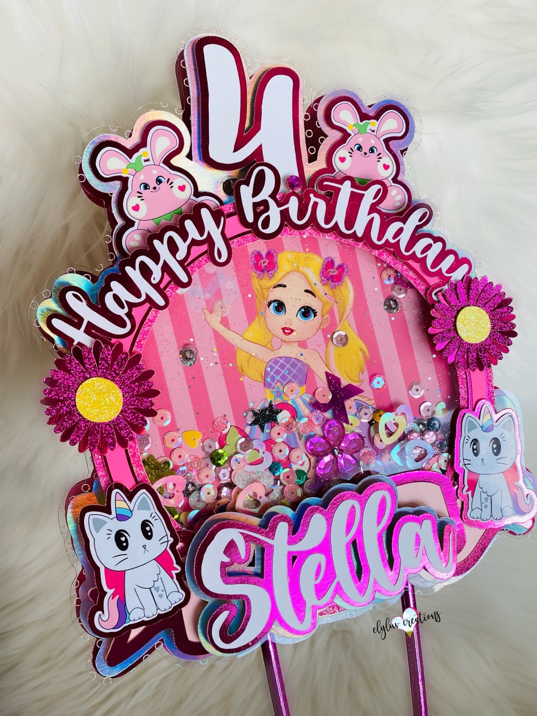 Love Diana Cake Topper, Party Decorations, Love Diana Birthday Theme ...