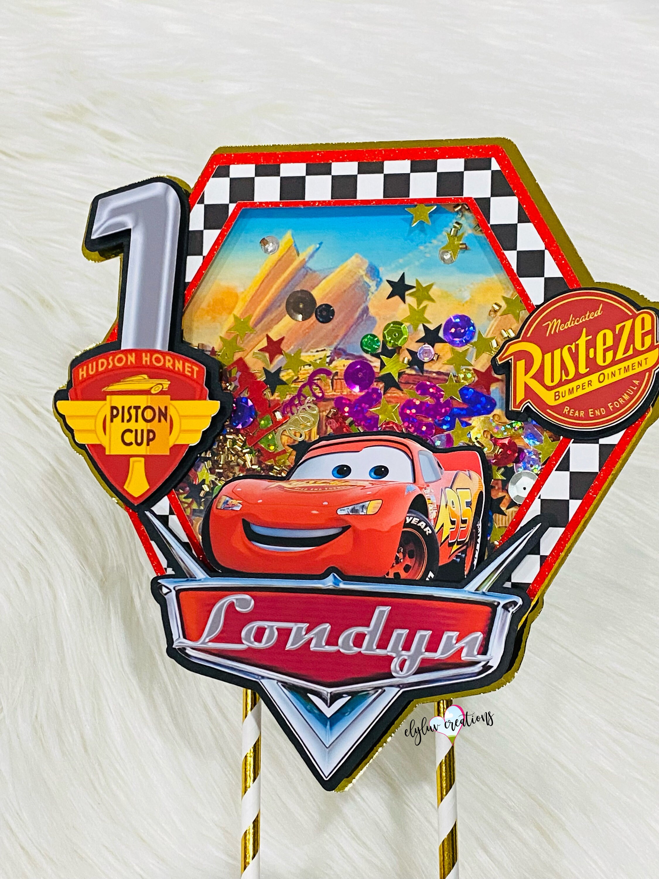 Cars Cake Topper, Party Decorations, Fast Car Birthday Theme, Custom ...