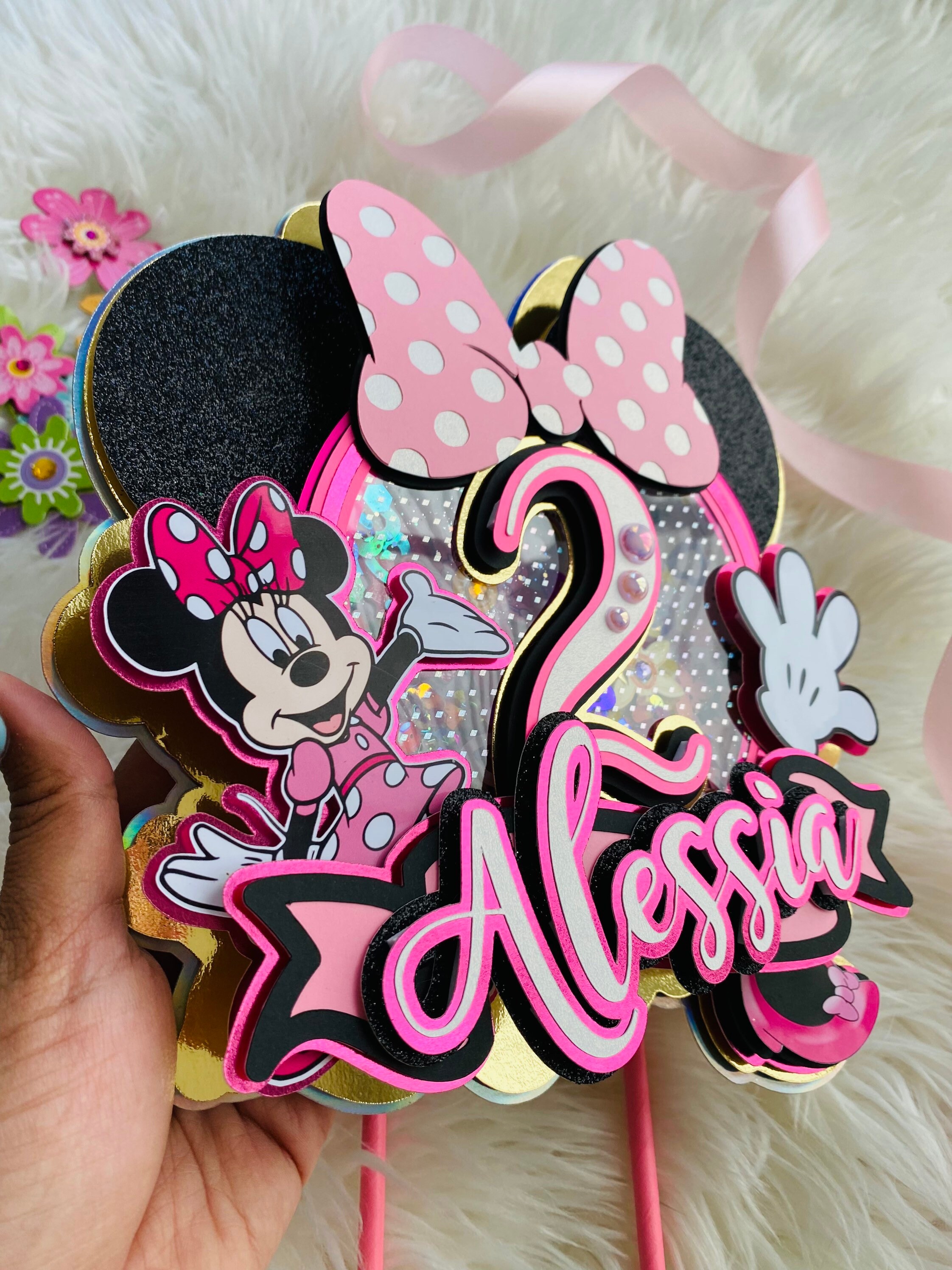 Mouse Cake Topper Mouse Party Castle Birthday Customized - Etsy