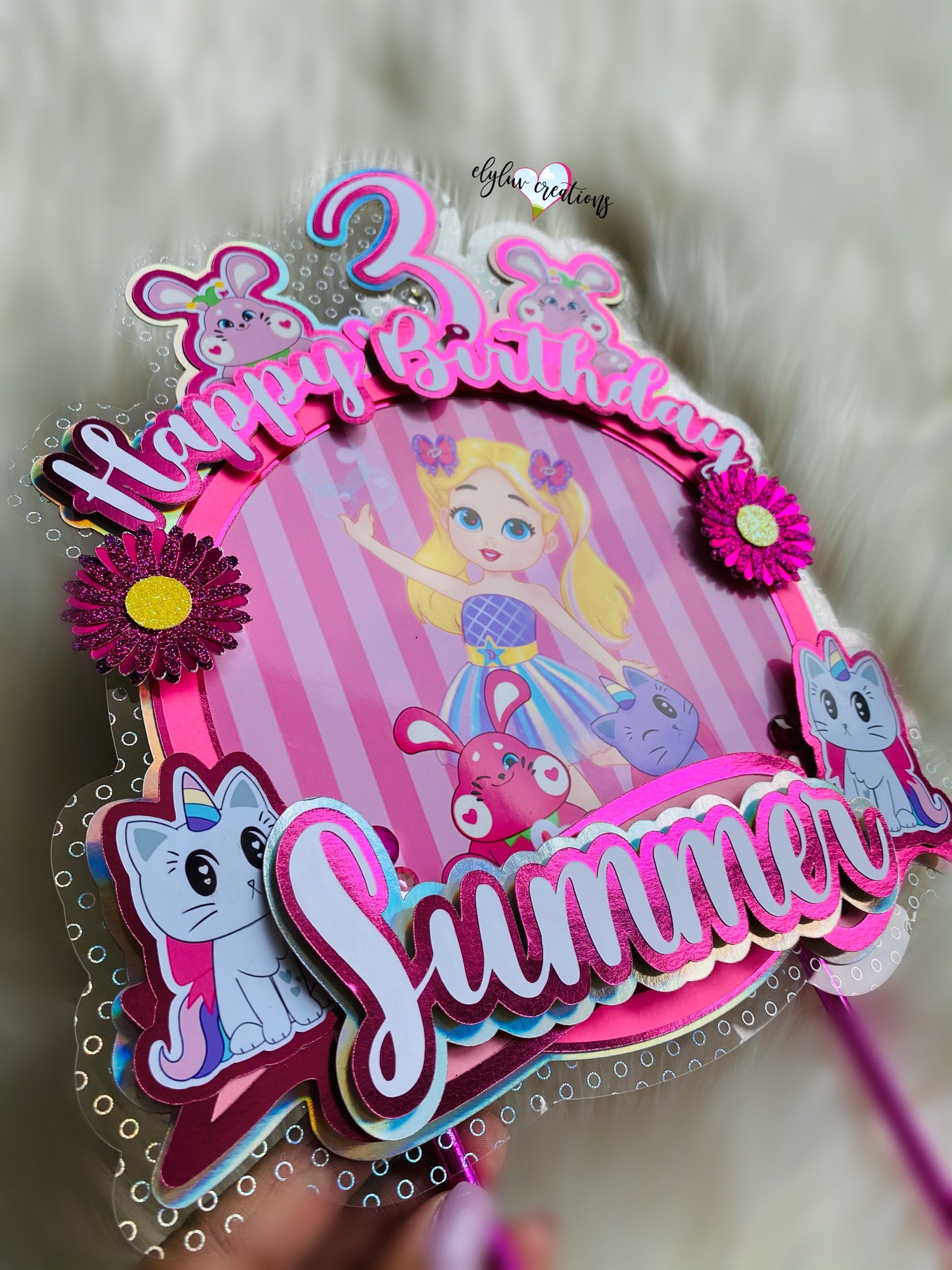 Love Diana Cake Topper Party Decorations Love Diana Birthday | Etsy