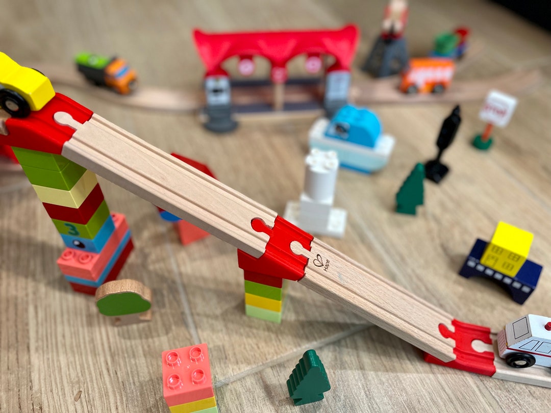 Duplo to Wooden Train Ramp Adapter – Thomas, Brio, LILLAB, Melissa and ...