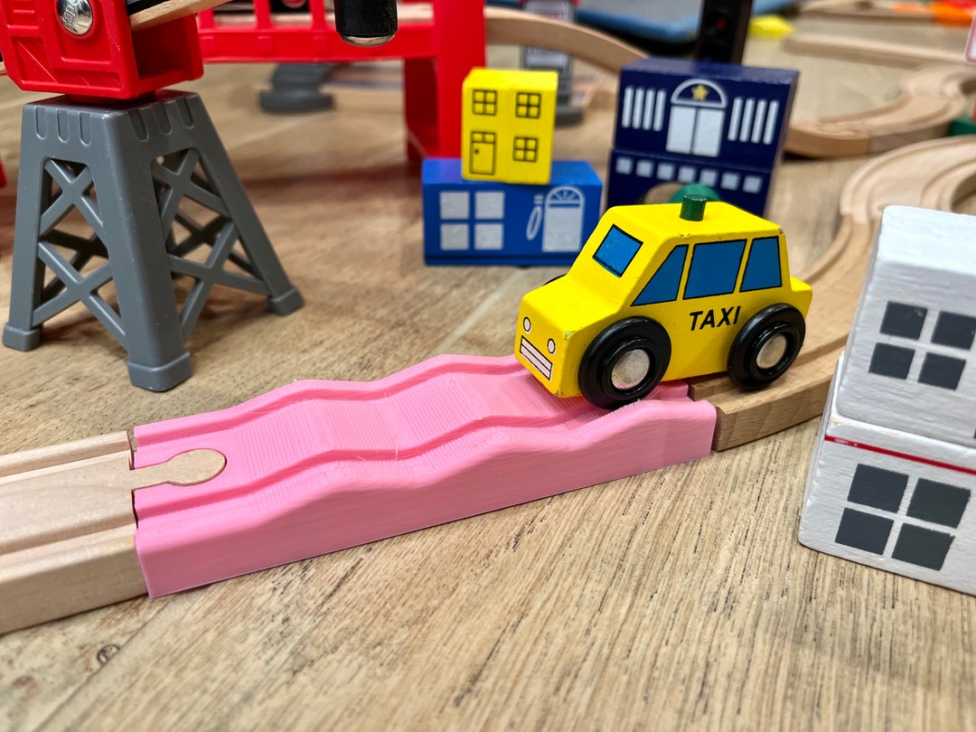 Handmade Bumpy Wooden Train Track Compatible With Brio, Thomas the ...