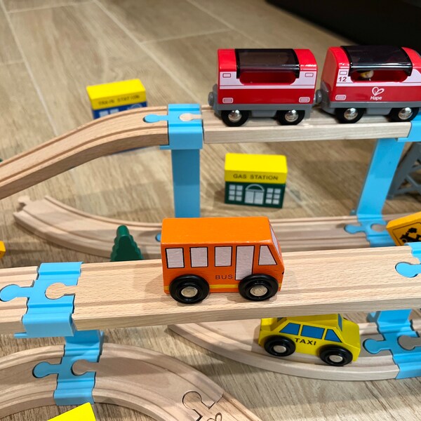 Wooden Train - Etsy