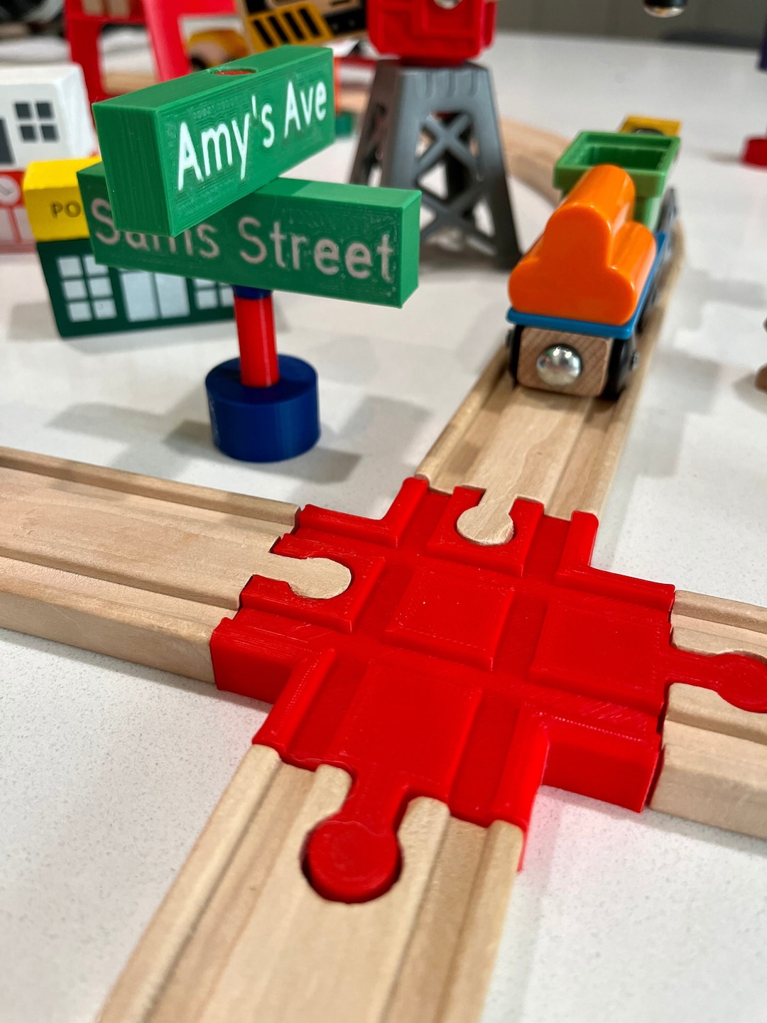 Personalized Street Signs for Wooden Trains. Compatible With Brio ...