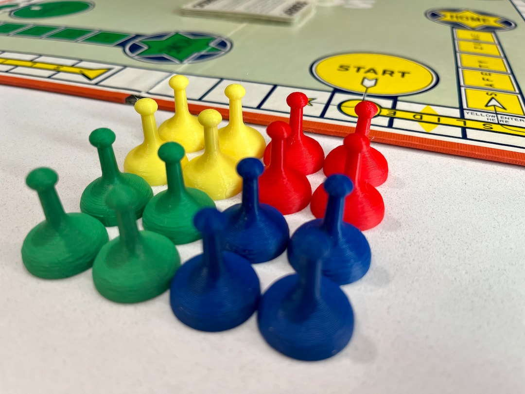 Sorry Board Game Replacement Pieces Pawns 4 of Each Color 16 Total - Etsy