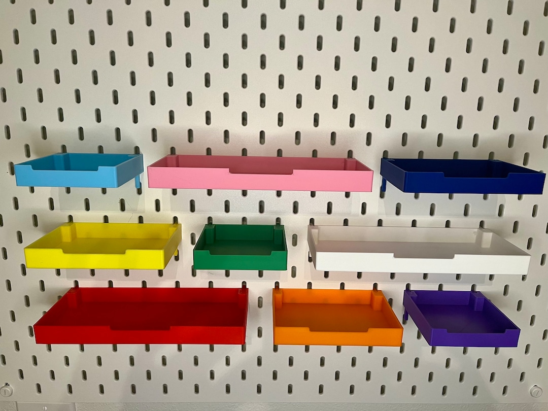 Ikea SKADIS Shelves, Small, Medium or Large Skadis Shelves, Home Office ...