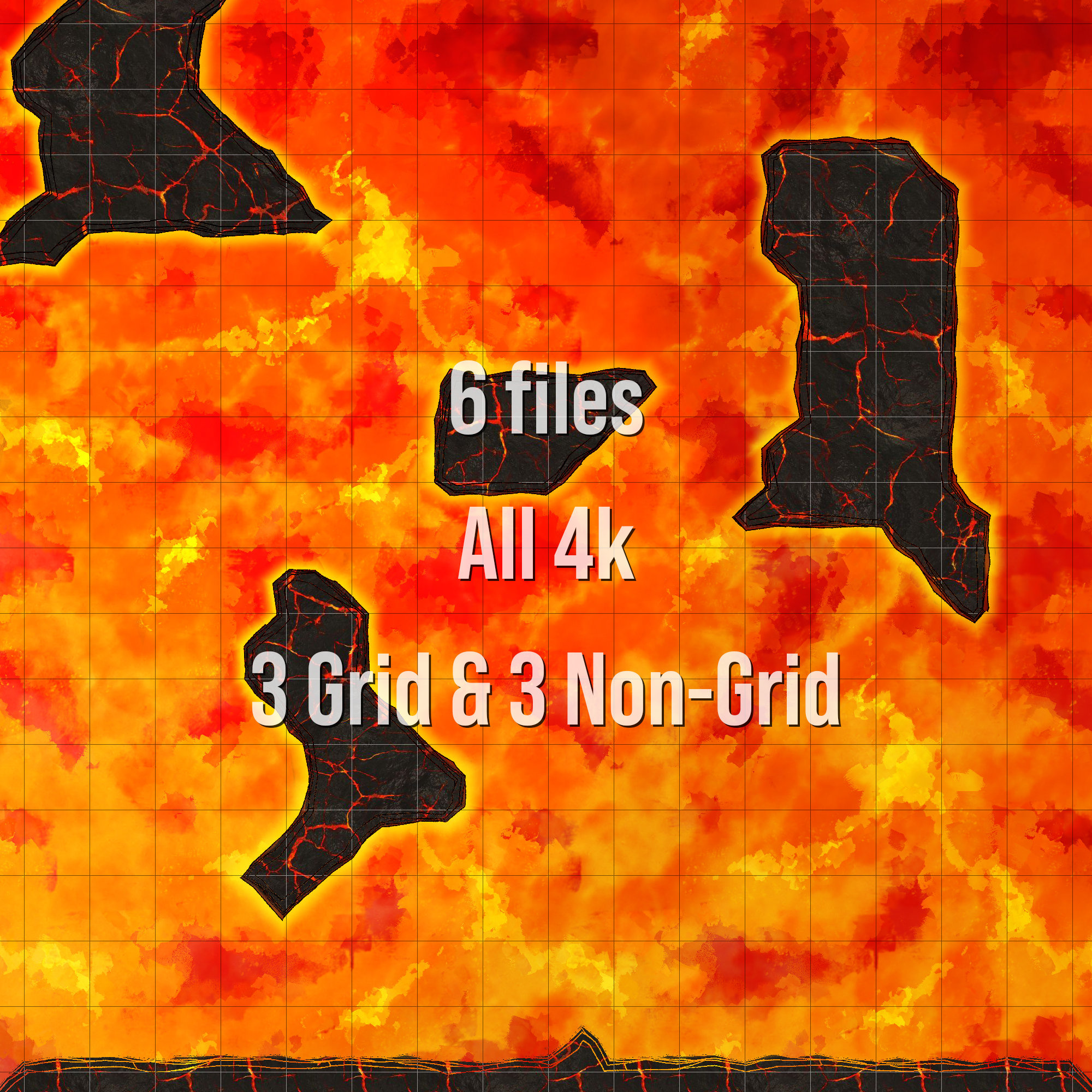 Magma Tiles Battle Map Dnd Battle Map D&D Battlemap - Etsy Canada