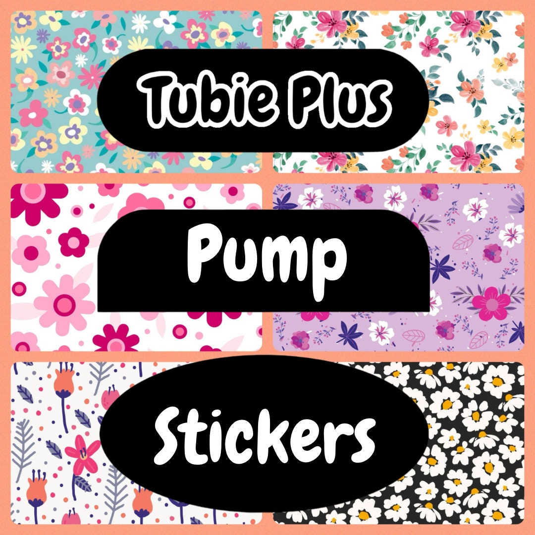Floral Print Pump Stickers Infinity or Infinity 3 or Moog or Kangaroo ...