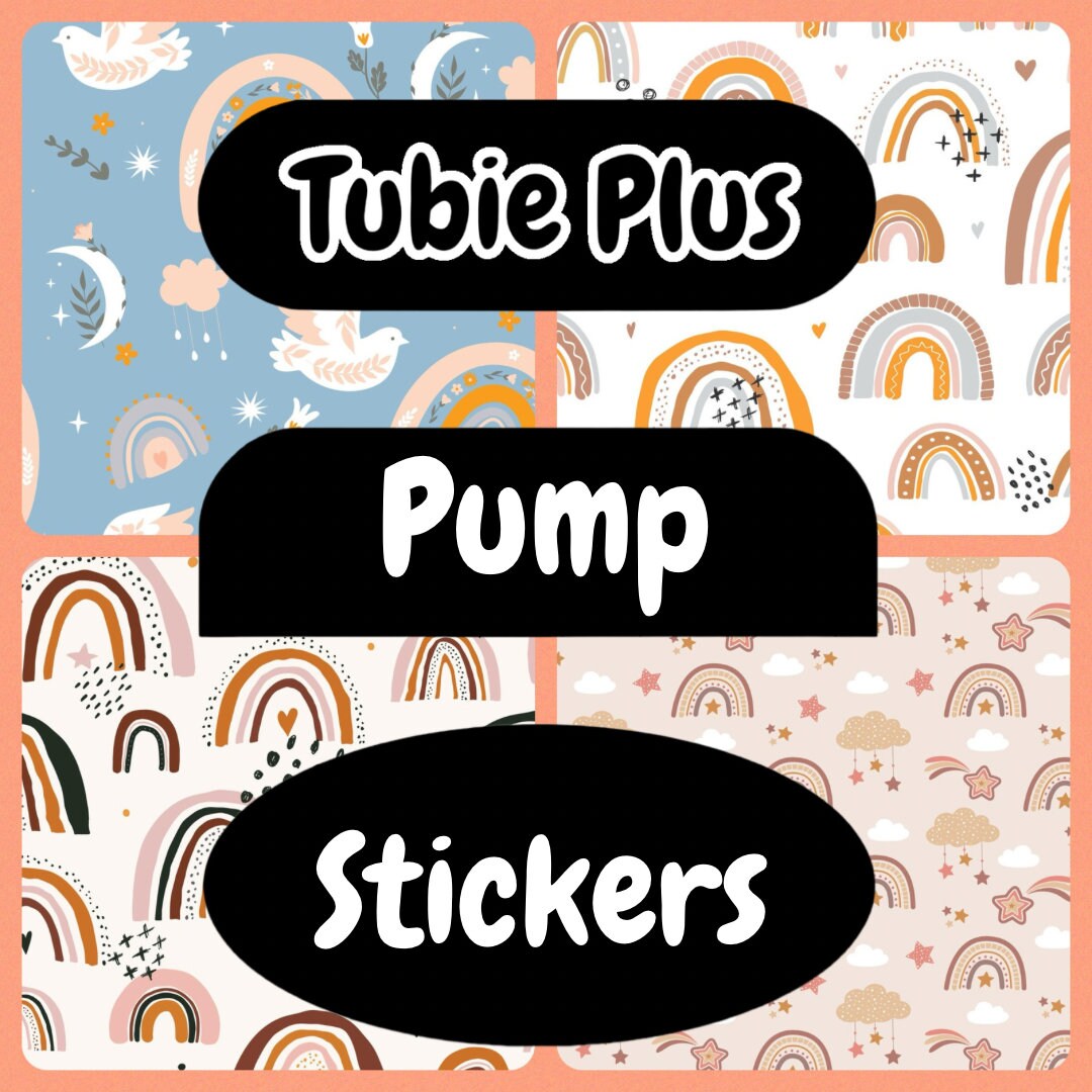 Rainbow Print Pump Stickers Infinity or Infinity 3 or Moog or Kangaroo ...