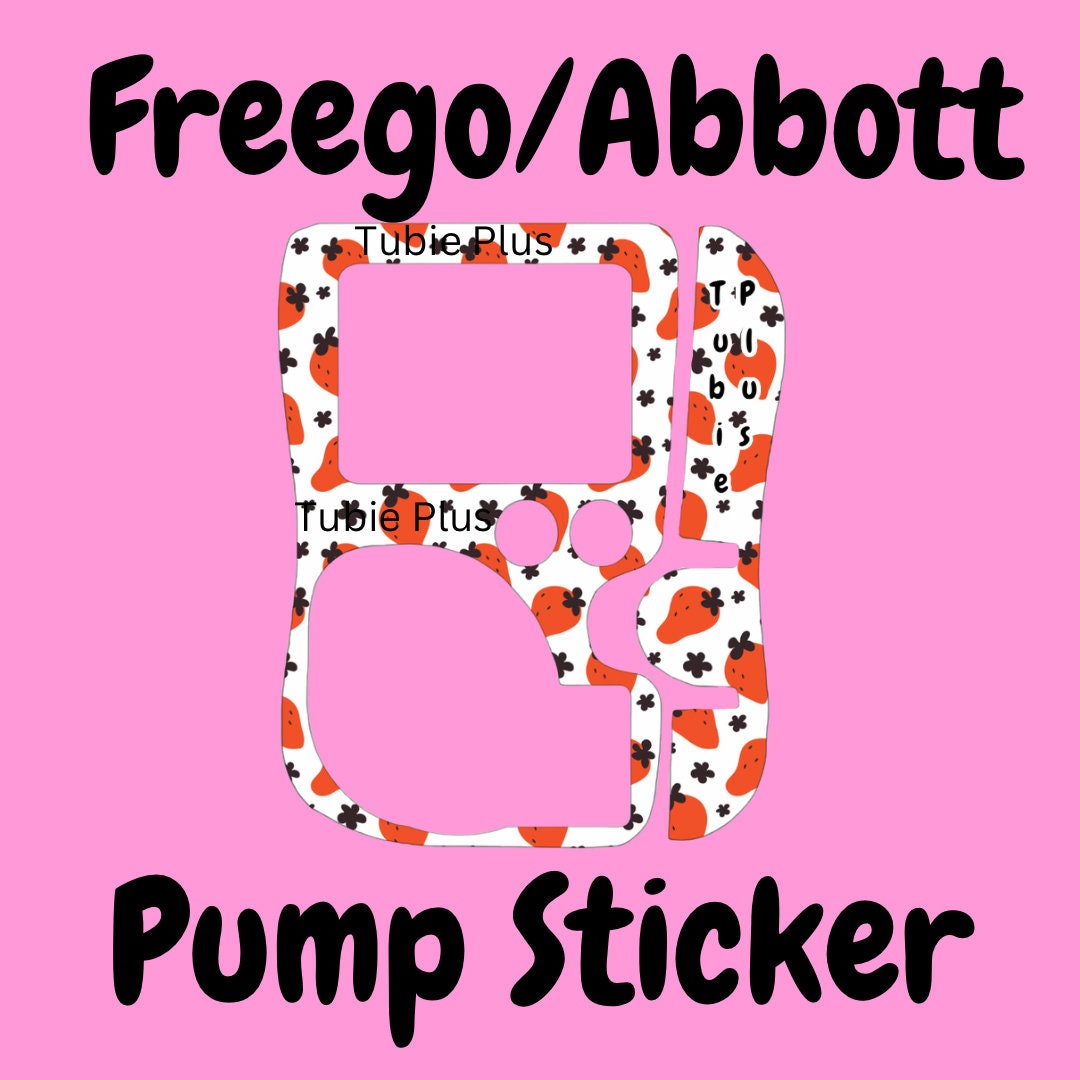 Personalised Ladybird Print Pump Stickers Freego/abbott Pump, Feeding ...