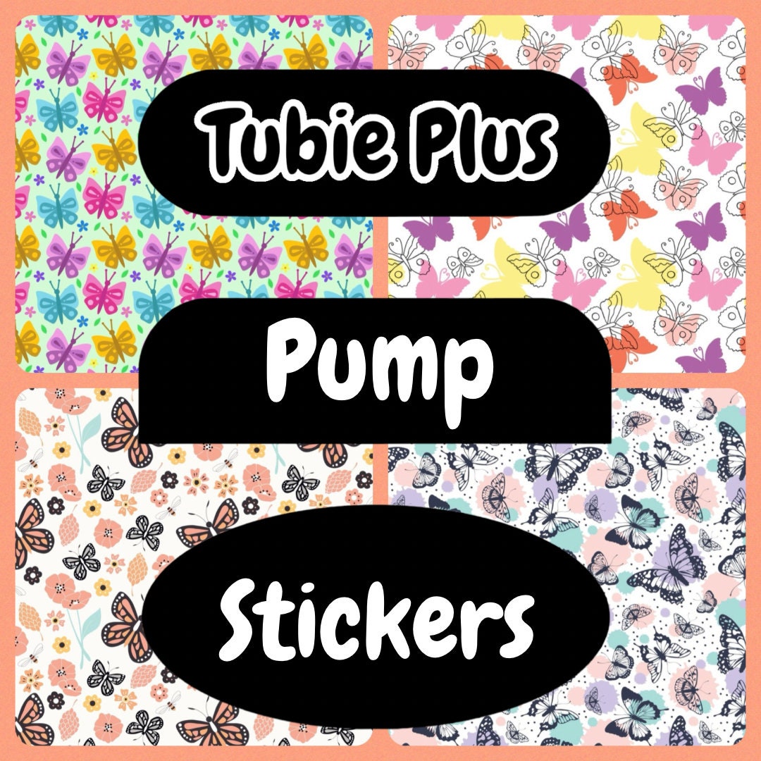 Butterfly Print Pump Stickers Infinity or Infinity 3 or Moog or ...