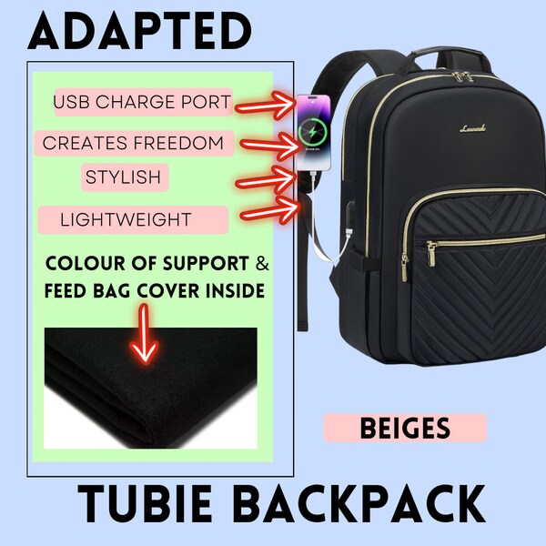 Adapted Tube Feeding Backpack - Etsy