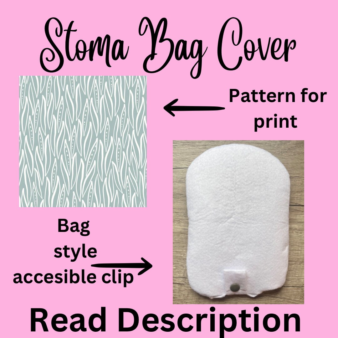 Boho Floral Print Stoma Bag Cover for Ileostomy or Colostomy Stomas. - Etsy
