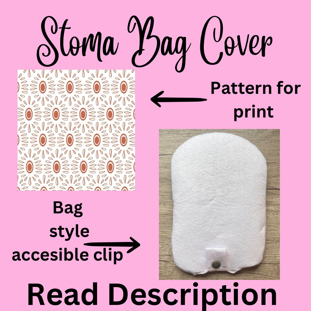 Boho Print Stoma Bag Cover For Ileostomy Or Colostomy Stomas Etsy