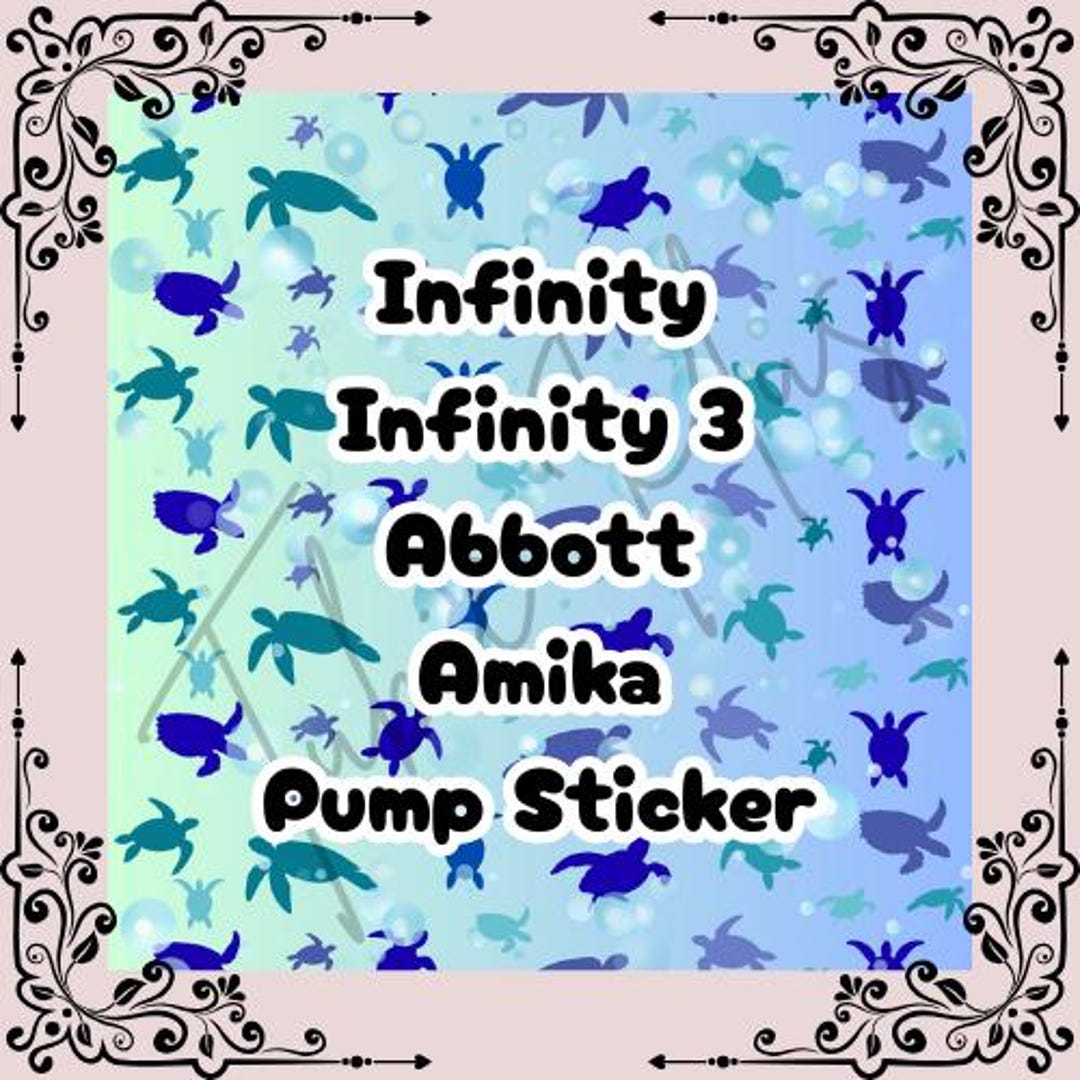 Sea Turtle Pump Sticker | Infinity | Infinity 3 | Freego/abbott | Amika ...