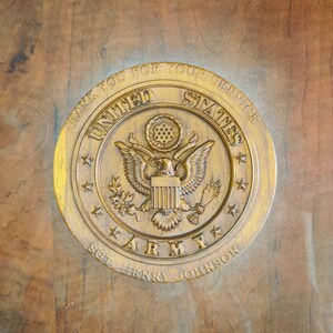 USA Memorial Army Plaque - Etsy