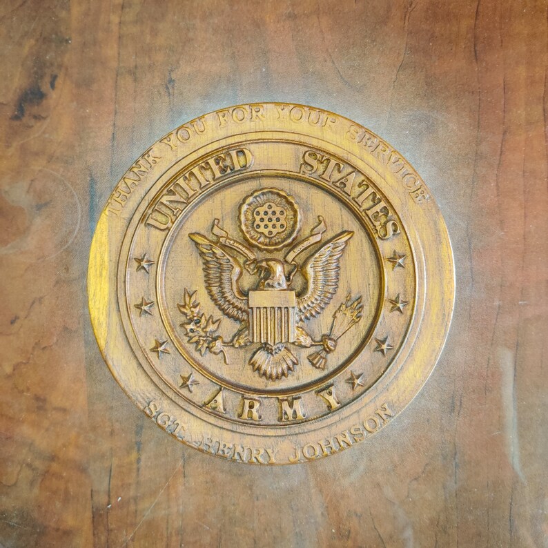 USA Memorial Army Plaque - Etsy