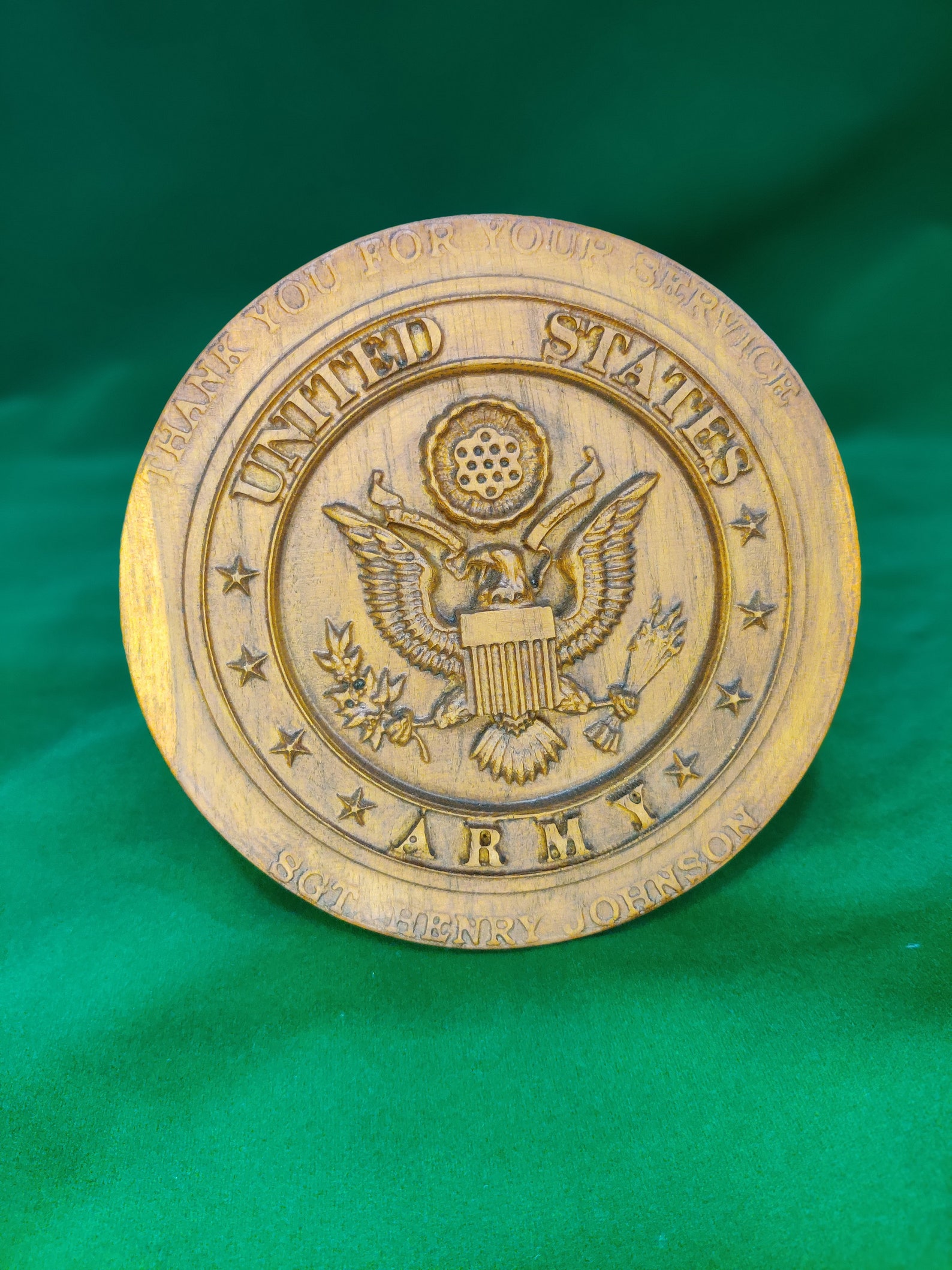 USA Memorial Army Plaque - Etsy