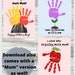 Mom Birthday/mother's Day Handprint Craft/gift for Grandma/kid's School ...