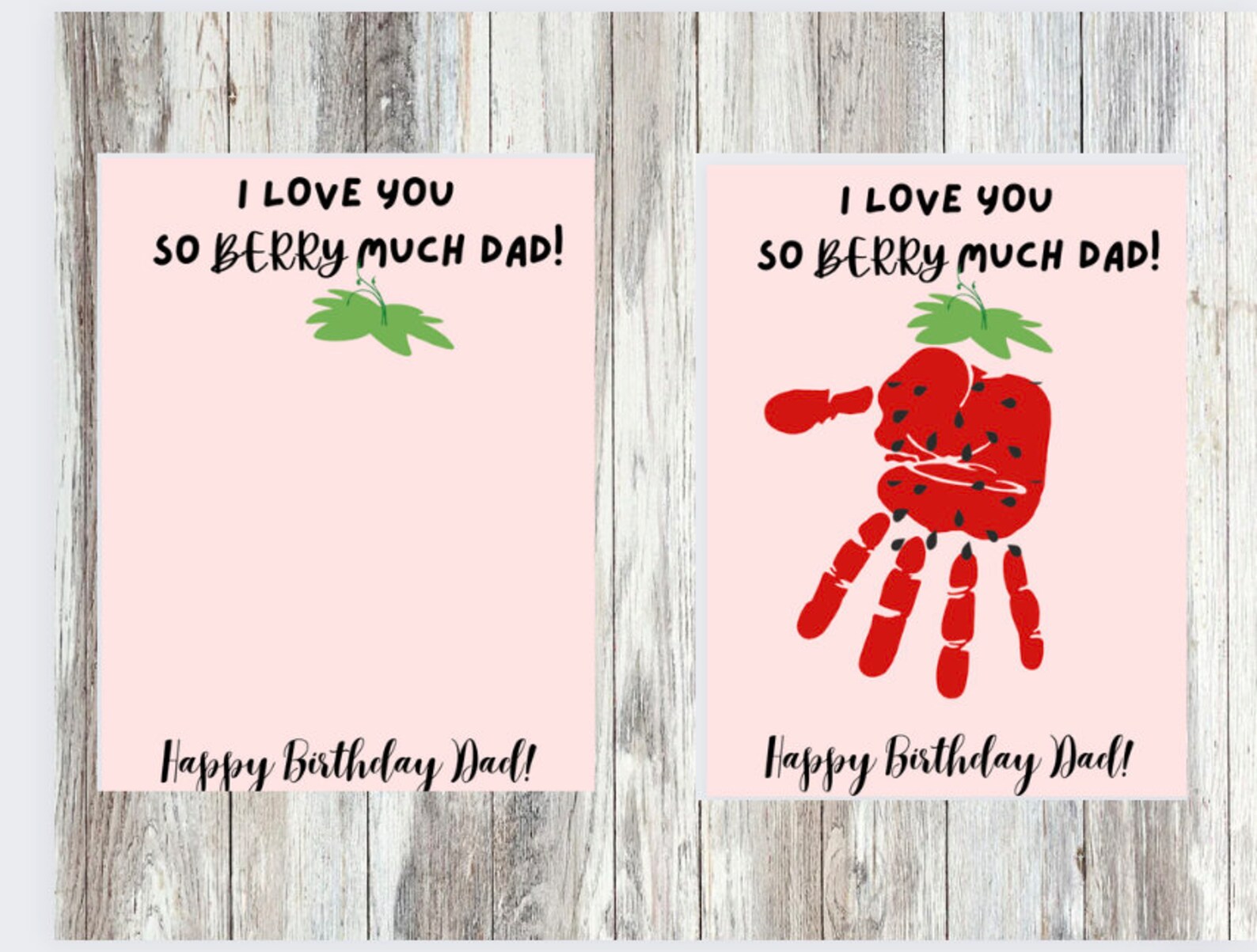 Father's Day/dad Birthday Handprint Craft/gift for Grandpa/kid's Craft ...