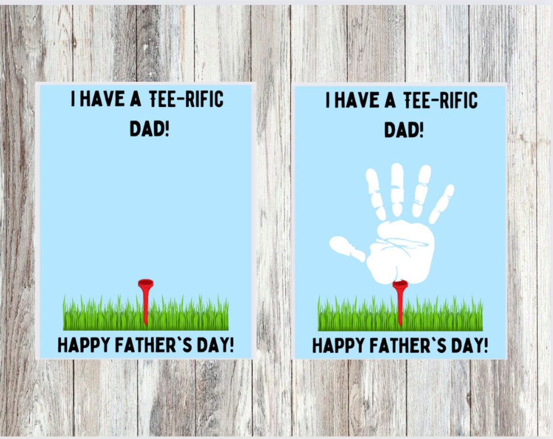 Sports Themed Father's Day/dad Birthday Handprint - Etsy