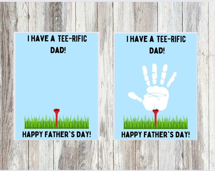 Sports Themed Father's Day/dad Birthday Handprint Craft/gift for ...