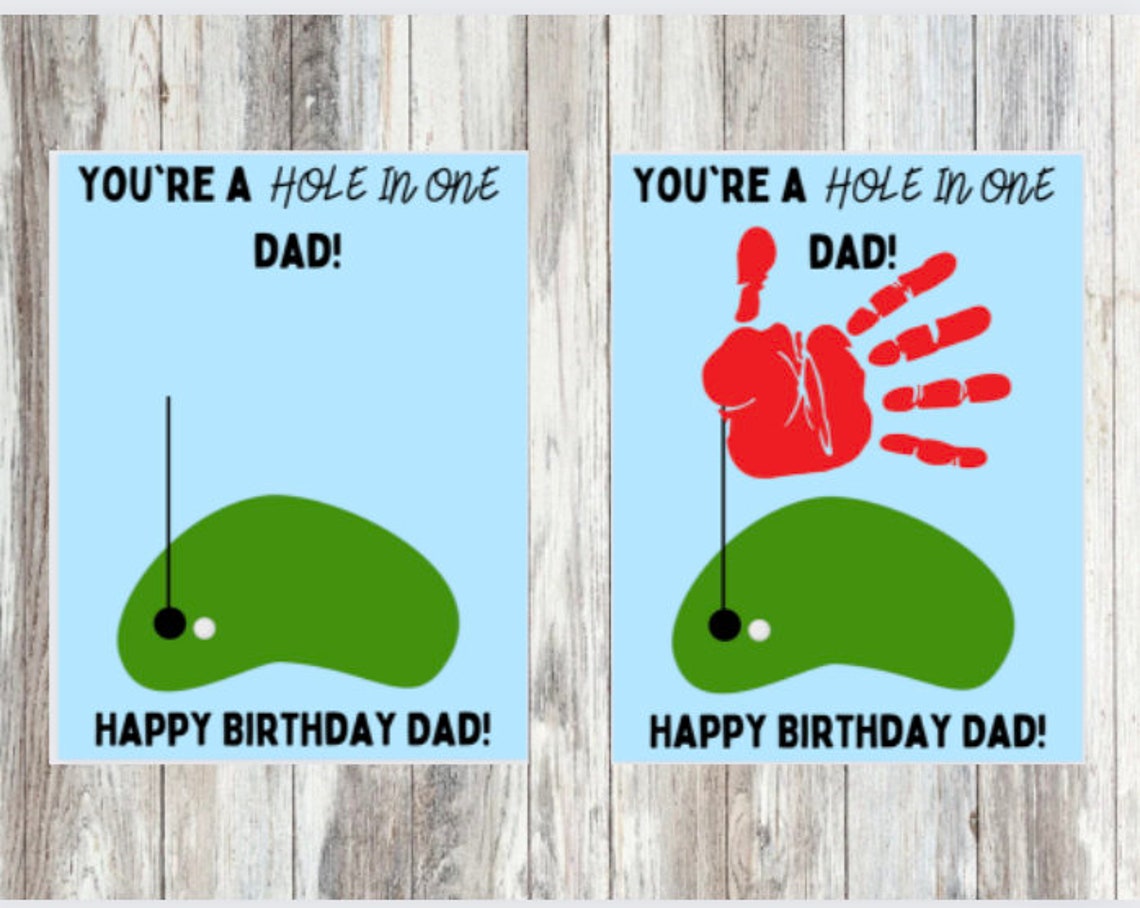 Sports Themed Father's Day/dad Birthday Handprint - Etsy