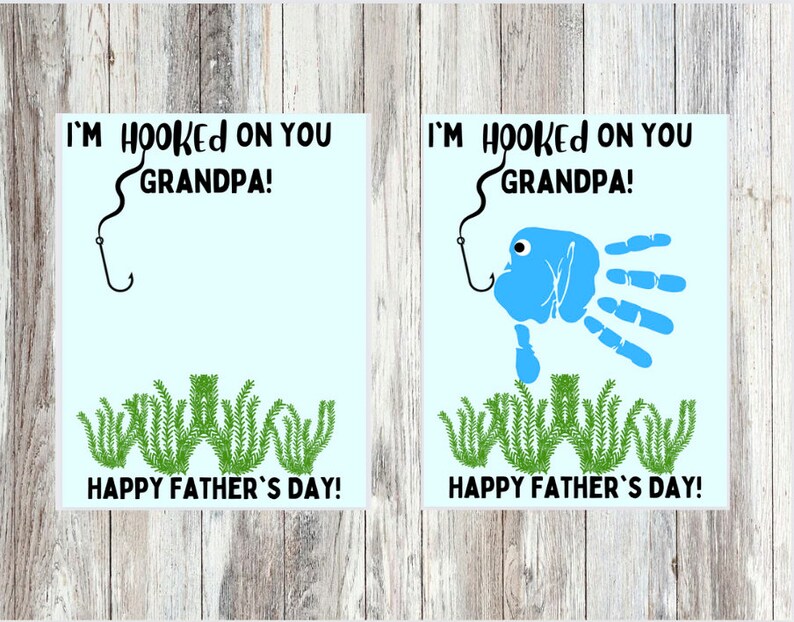 Sports Themed Father's Day/dad Birthday Handprint - Etsy