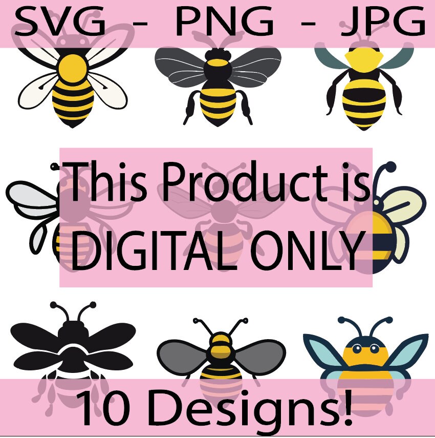 Bee SVG Bundle, Bee SVG, Bee Svg, Bee SVG Bundle, Cricut Honey Bee, Cut ...