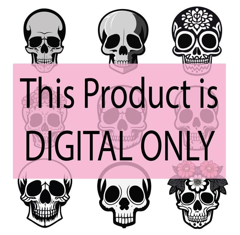 Skull SVG Bundle, Skull SVG, Skull Svg, Skulls SVG Bundle, Cricut Skull ...
