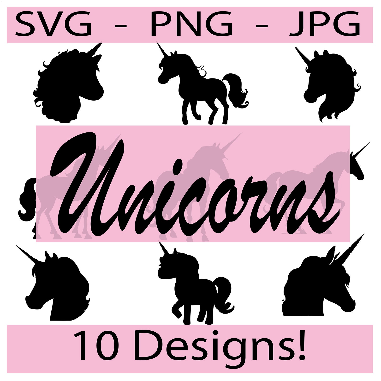 Unicorn SVG Bundle, Unicorn SVG, Unicorn Svg, Unicorns SVG Bundle ...