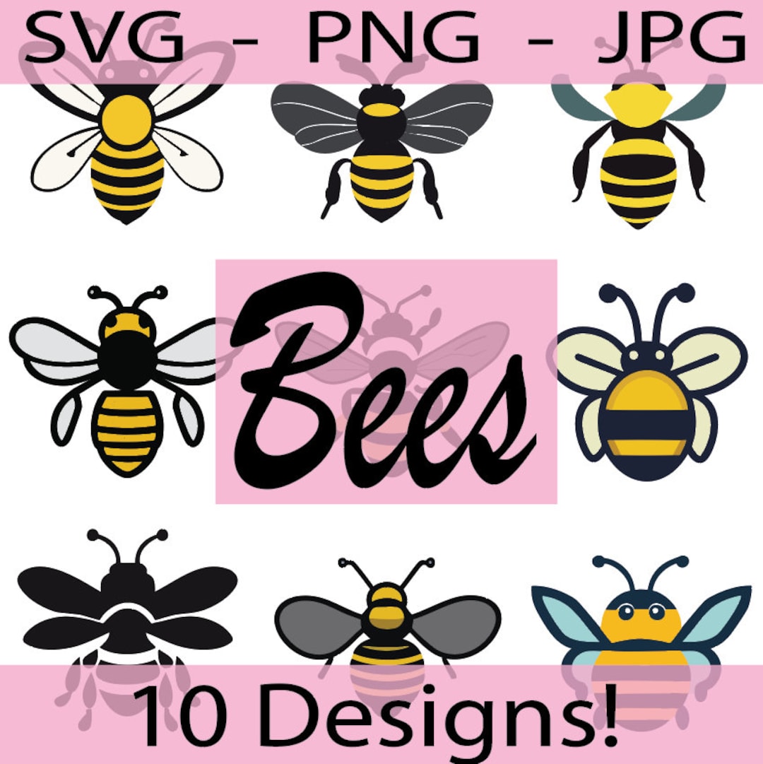 Bee SVG Bundle, Bee SVG, Bee Svg, Bee SVG Bundle, Cricut Honey Bee, Cut ...
