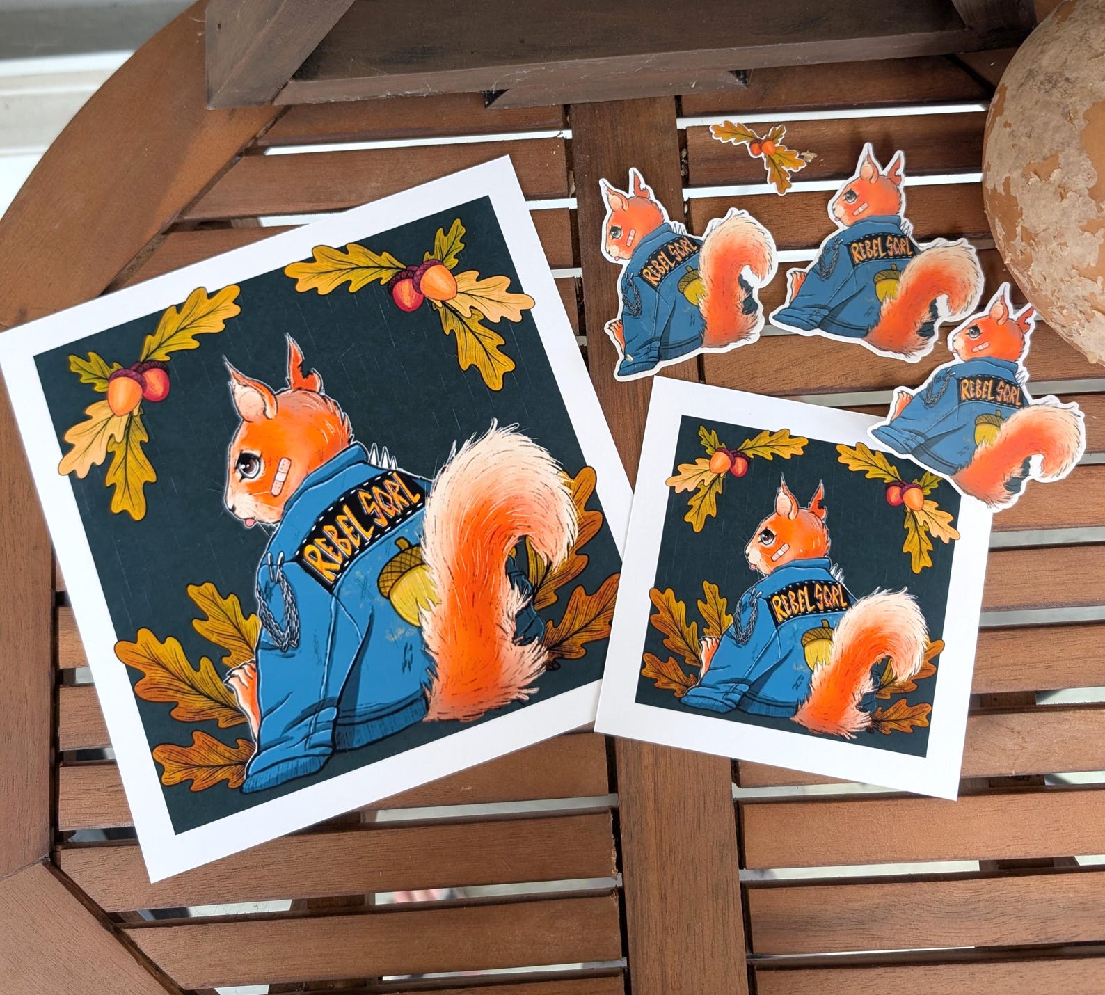 Rebel Squirrel Vinyl Sticker | Punk Decor | Alt Animal Art | Punk Rock ...