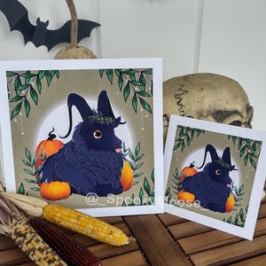 Spooky Cute Black Goat | Black Phillip | Live Deliciously | Witch ...