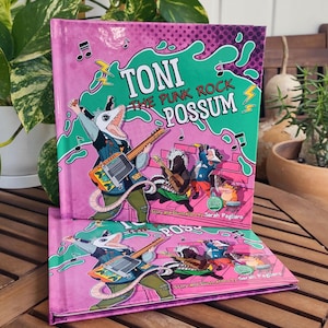 Toni the Punk Rock Possum | Hardback Children's Picture Book | Rhyming ...