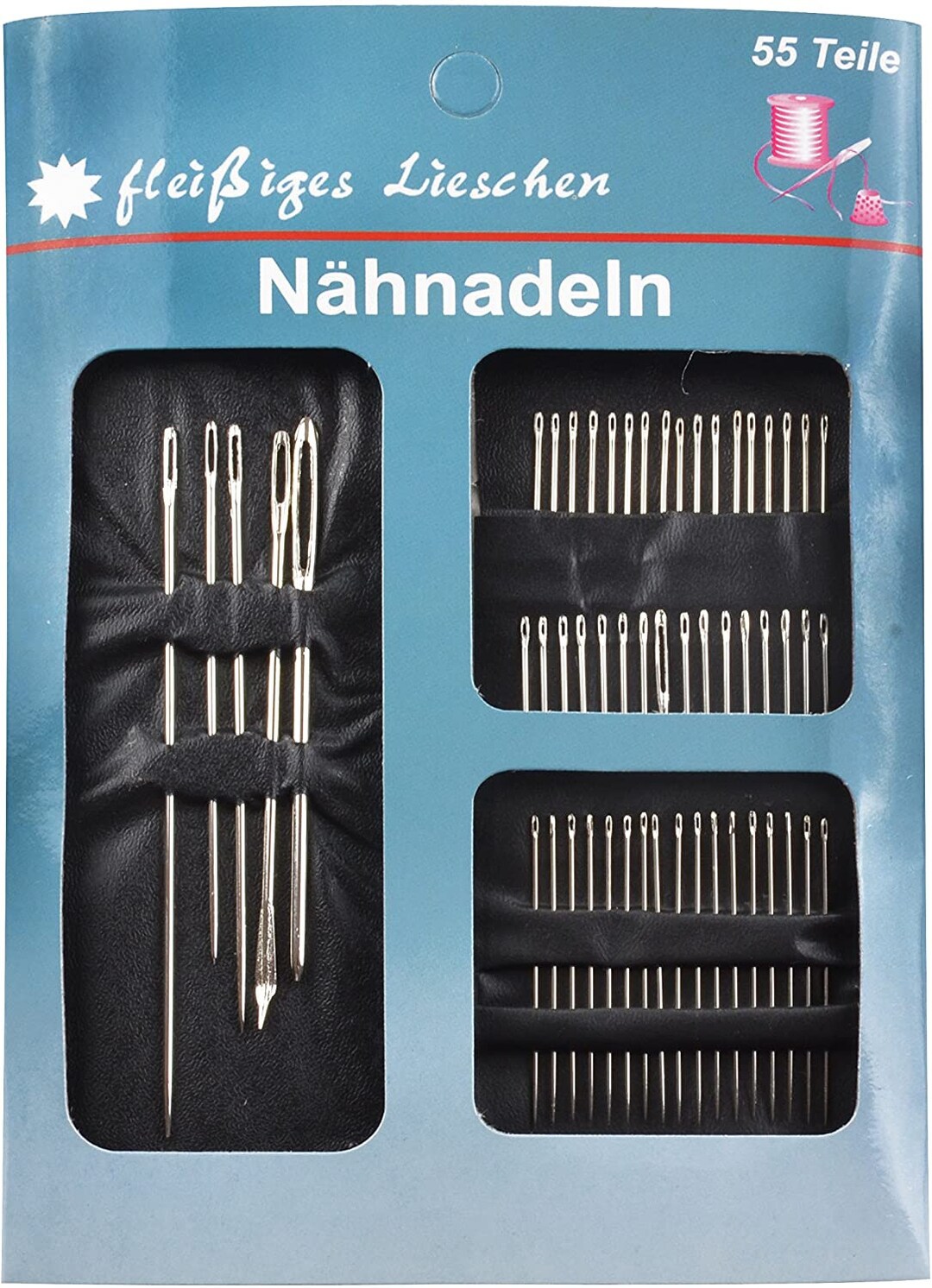 Diligent Lieschen Sewing Needles Needle Set 55 Pieces Stuffing Needle ...