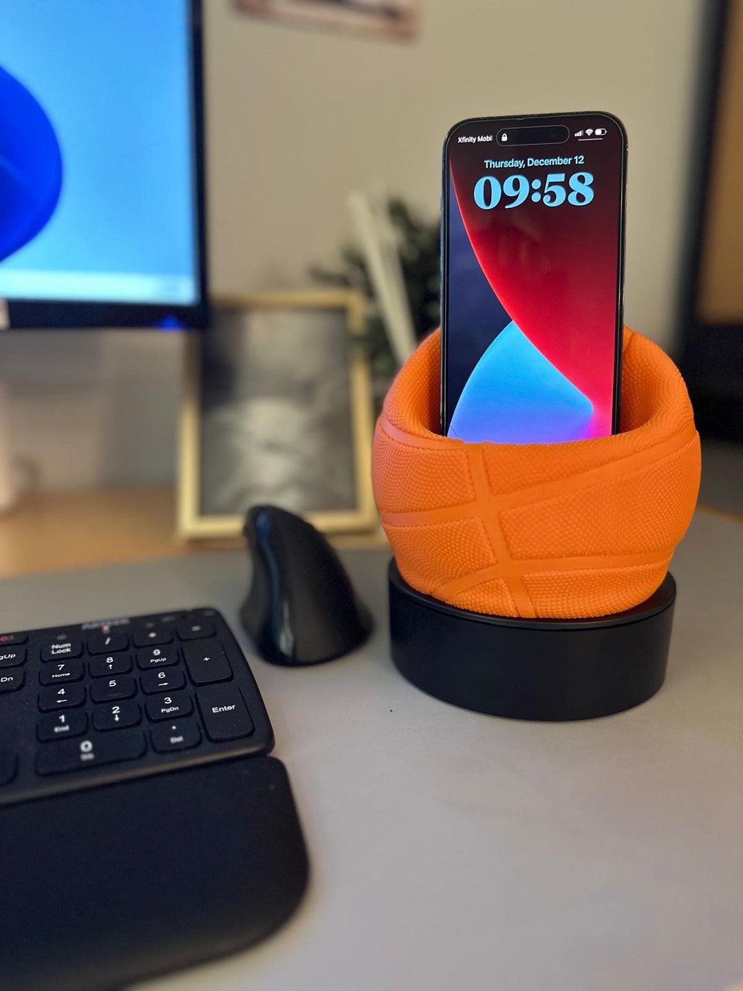 Basketball Cell Phone Holder Stand - Etsy