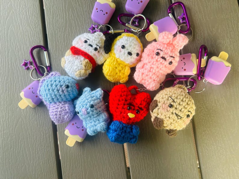 Fanmade Crochet Amigurumi Keychain Plush Inspired by Chimmy - Etsy