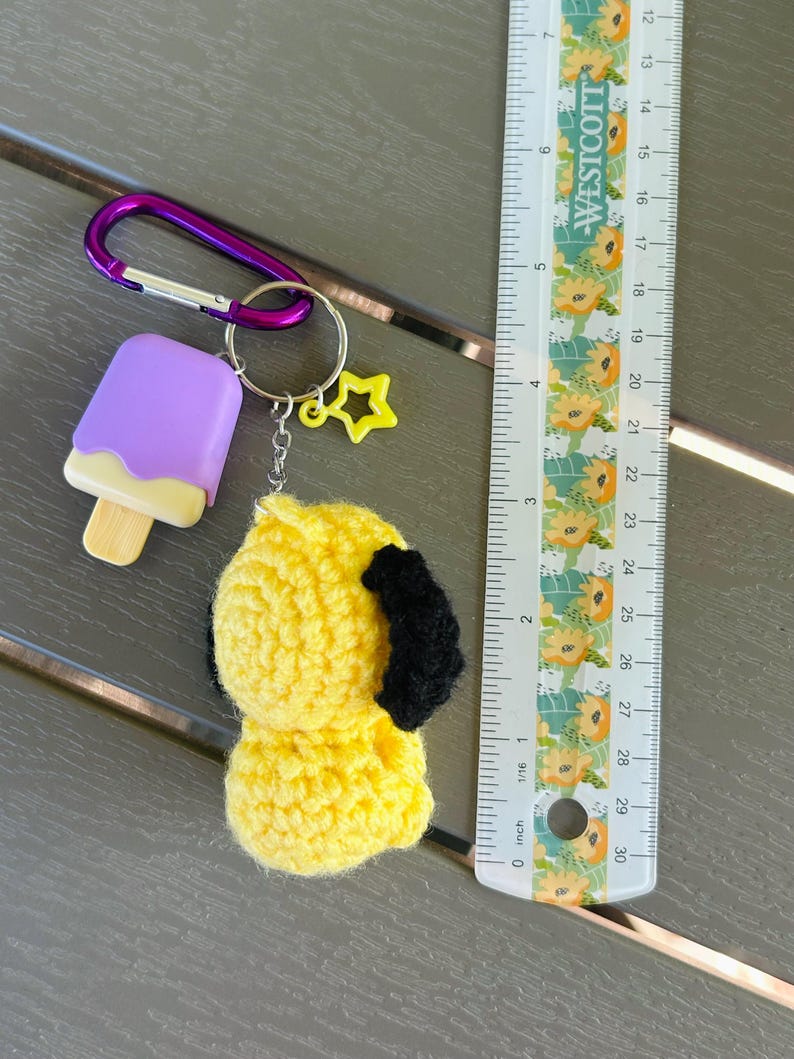 Fanmade Crochet Amigurumi Keychain Plush Inspired by Chimmy - Etsy